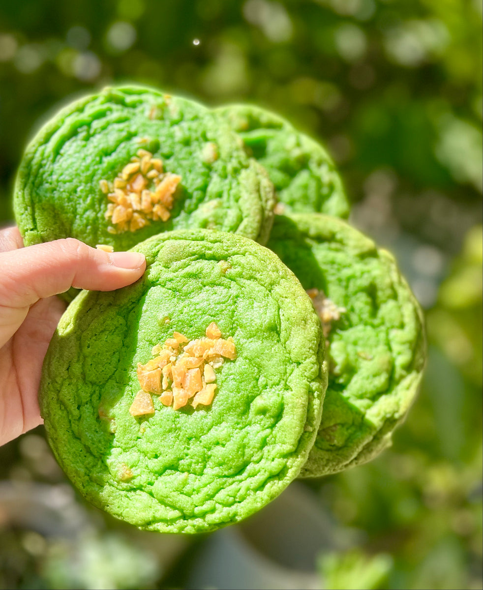 Pandan Cookie with Mango Bits – Cookie Chaos